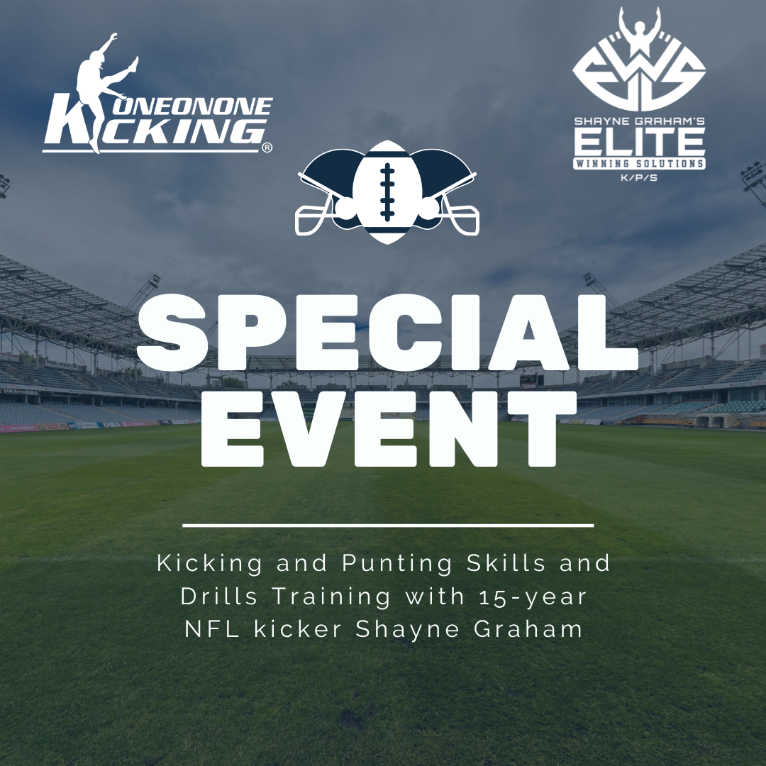 Special Event Training - Shayne Graham - One On One Kicking
